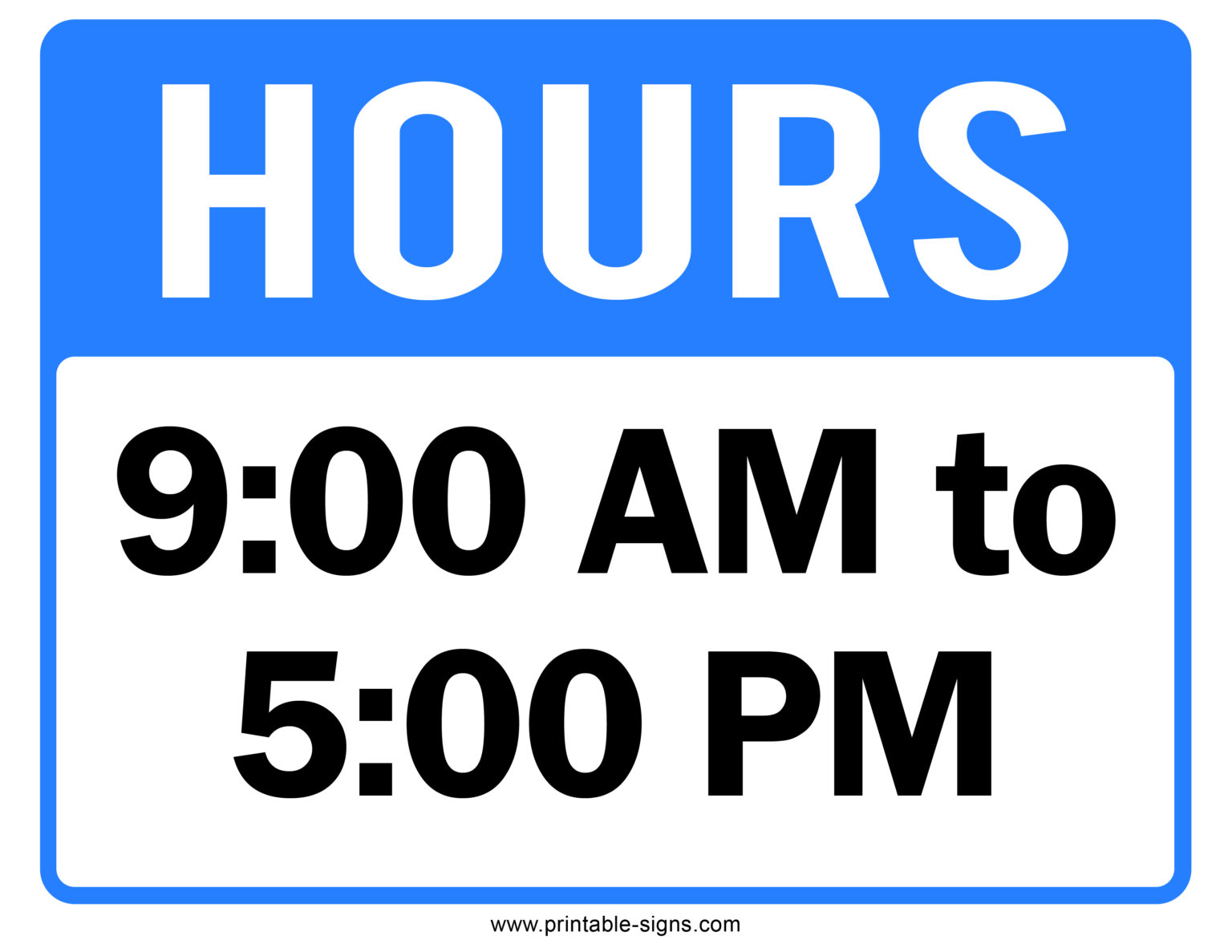 Home - Printable Signs