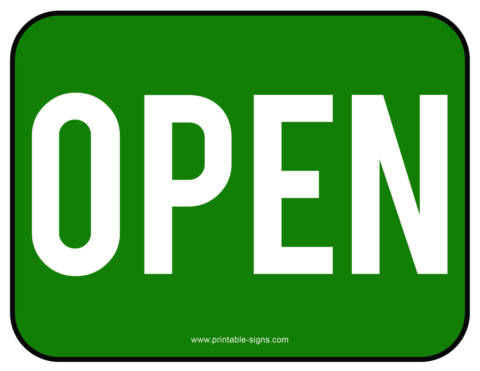 We're Open Printable Signs - Printable Signs